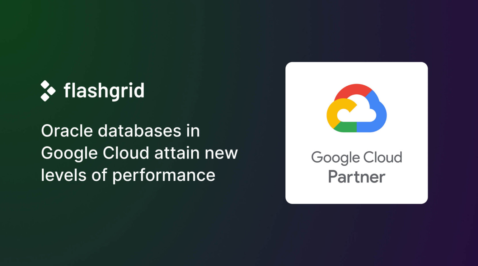 FlashGrid Inc. | Oracle databases in Google Cloud attain new levels of performance